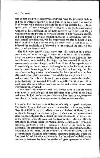 Rickover and the Nuclear Navy: the discipline of technology | PDF