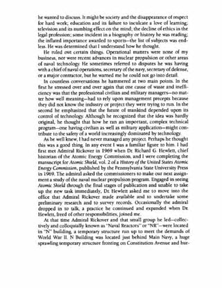 Rickover and the Nuclear Navy: the discipline of technology | PDF