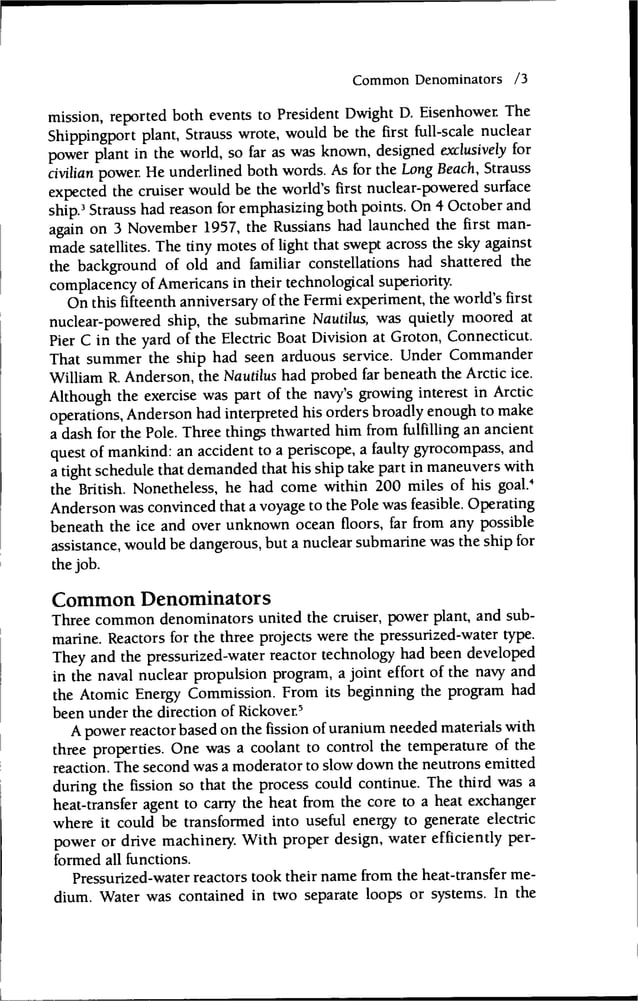 Rickover and the Nuclear Navy: the discipline of technology | PDF