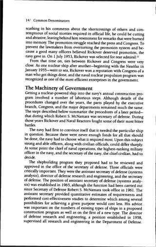 Rickover and the Nuclear Navy: the discipline of technology | PDF