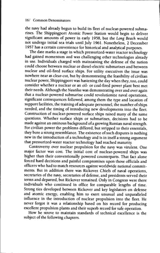 Rickover and the Nuclear Navy: the discipline of technology | PDF