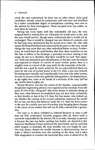 Rickover and the Nuclear Navy: the discipline of technology | PDF