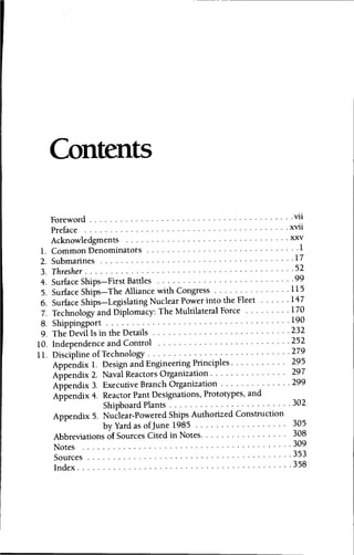 Rickover and the Nuclear Navy: the discipline of technology | PDF