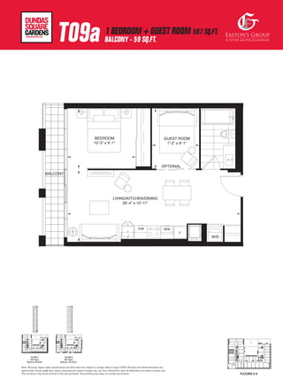 Dundas Square Gardens towerfloorplans | PDF