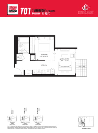Dundas Square Gardens towerfloorplans | PDF