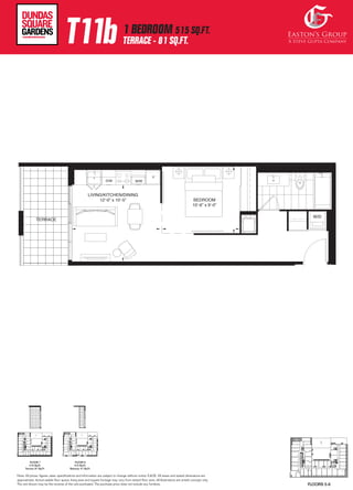 Dundas Square Gardens towerfloorplans | PDF