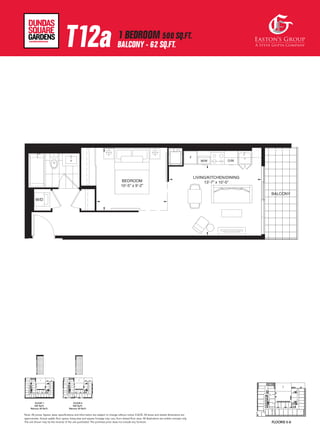 Dundas Square Gardens towerfloorplans | PDF