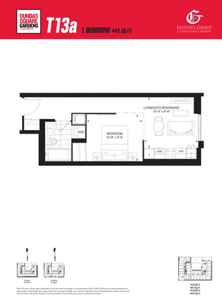 Dundas Square Gardens towerfloorplans | PDF