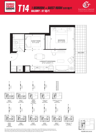 Dundas Square Gardens towerfloorplans | PDF
