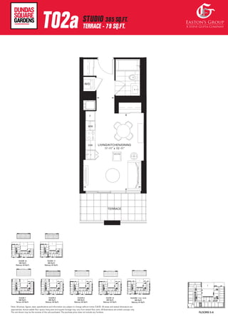 Dundas Square Gardens towerfloorplans | PDF