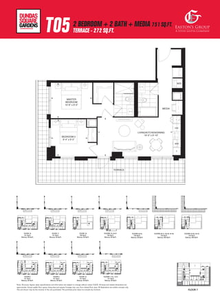 Dundas Square Gardens towerfloorplans | PDF