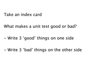 Bad test, good test | PDF