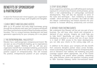 Elevator Dundee Accelerator Sponsorship & Partnership Proposal ...