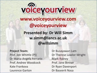 Digital Consultation by VoiceYourView | PPT