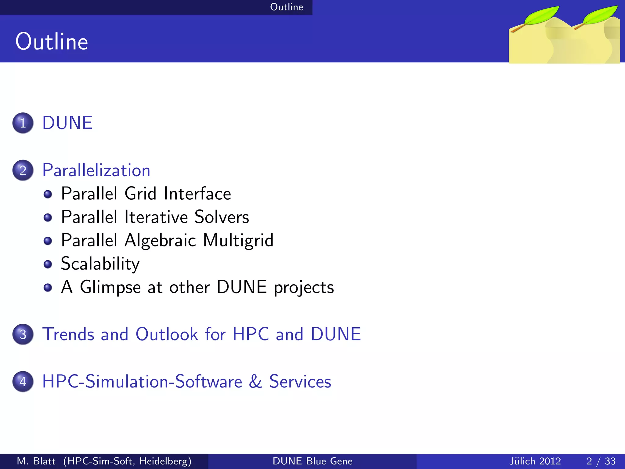 DUNE on current and next generation HPC Platforms | PPT