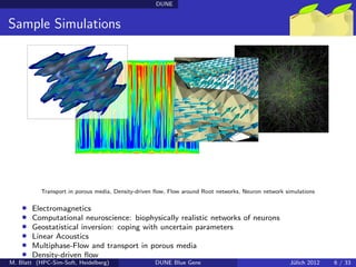 DUNE on current and next generation HPC Platforms | PPT