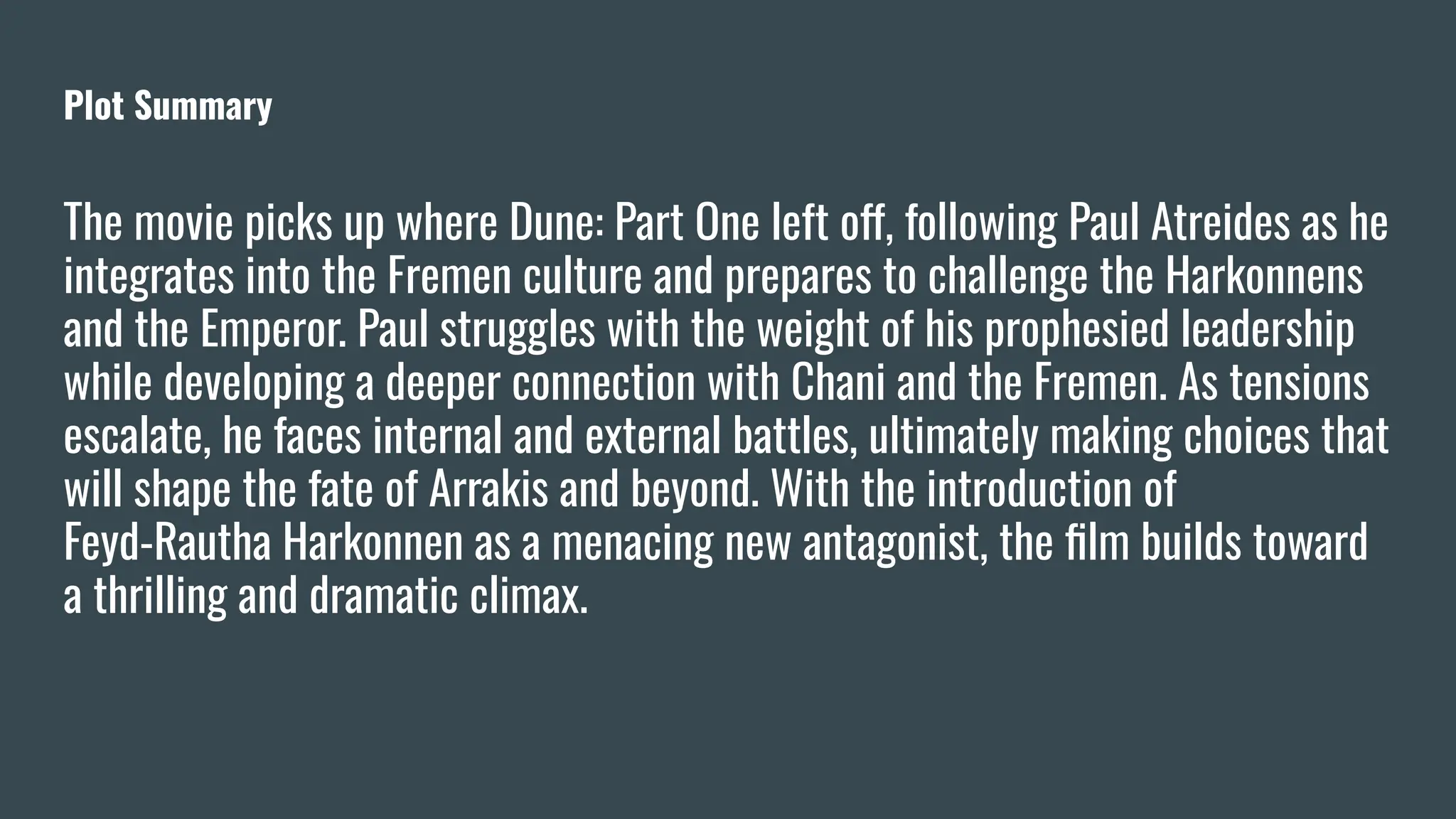 Dune_ Part Two - A Hollywood Movie Review. | PDF