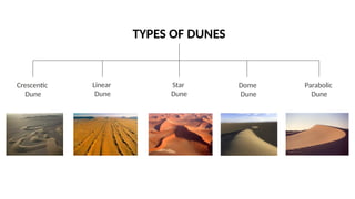 dunes and its basic understanding how and its types | PPTX