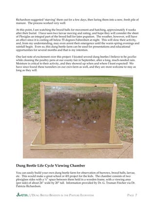 Dung Beetle Benefits in the Pasture Ecosystem | PDF