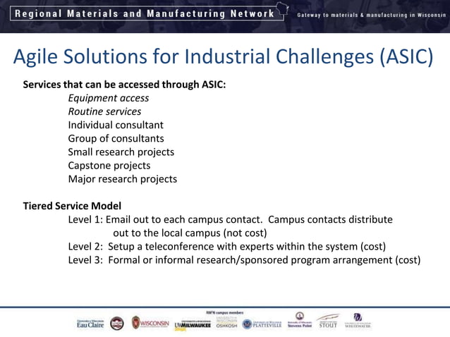 Agile Solutions for Industry Challenges (ASIC) | PPT