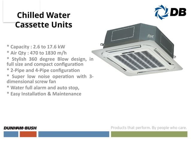 Dunham Bush Residential & Light Commercial Product.pptx
