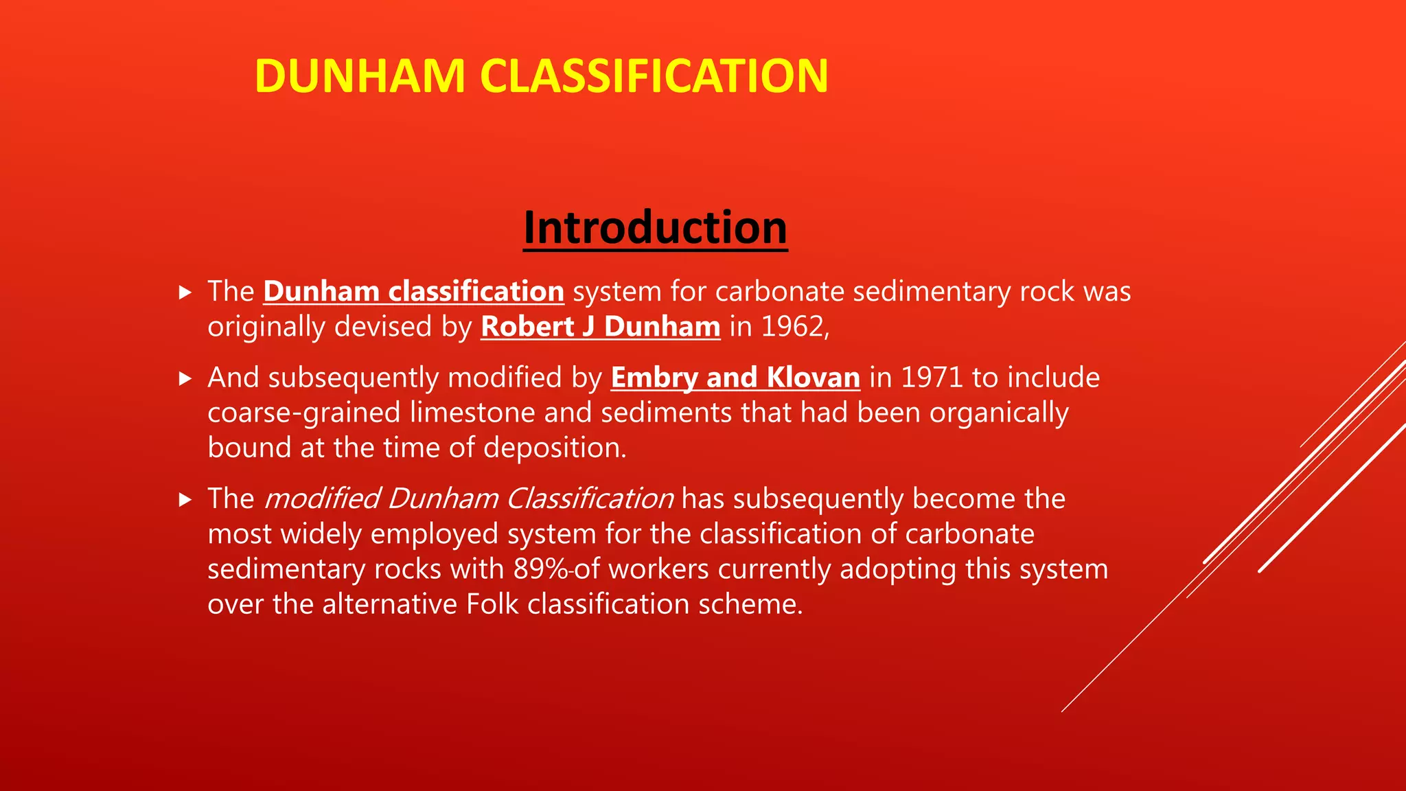 Dunham classification presentation | PPTX