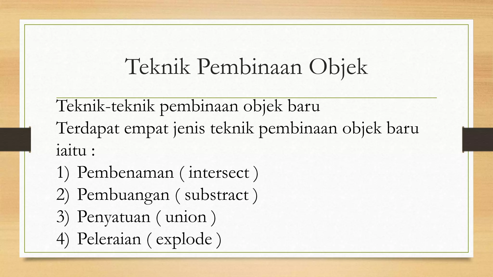 Reka Bentuk & Teknologi : 1.1 Dunia Reka Bentuk | PPTX