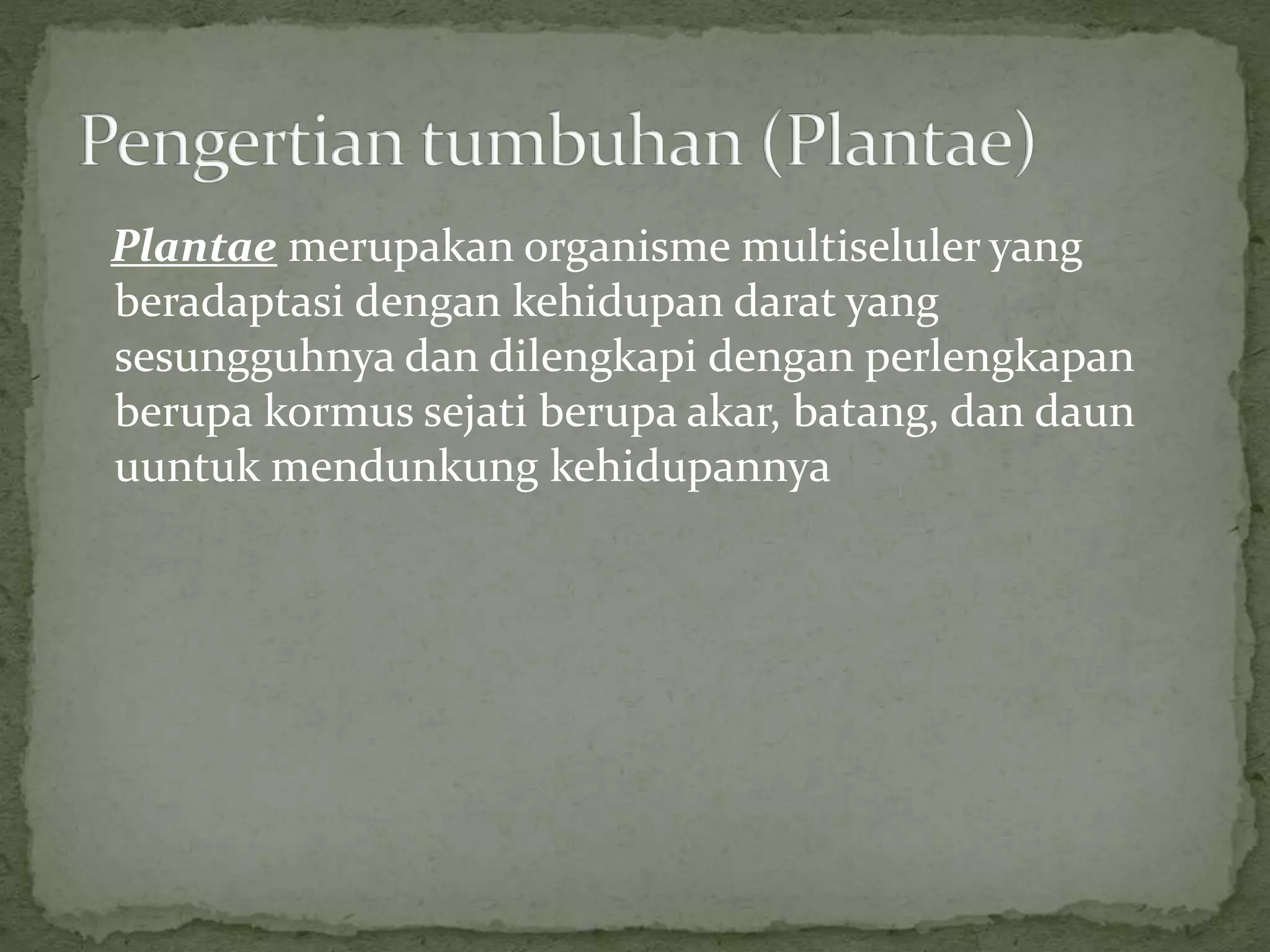 Dunia tumbuhan | PPTX