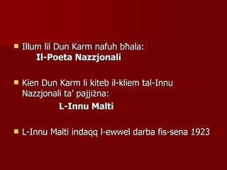 Dun Karm Psaila | PPT