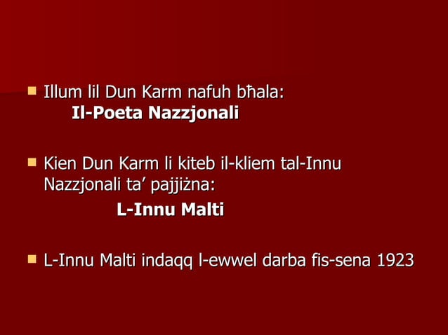 Dun Karm Psaila | PPT