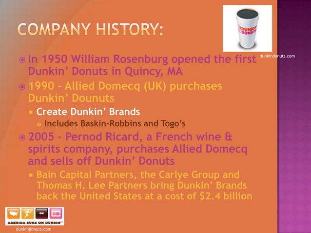 Dunkin’ Donuts | PPTX