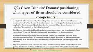 A case study of Dunkin Donuts | PPTX