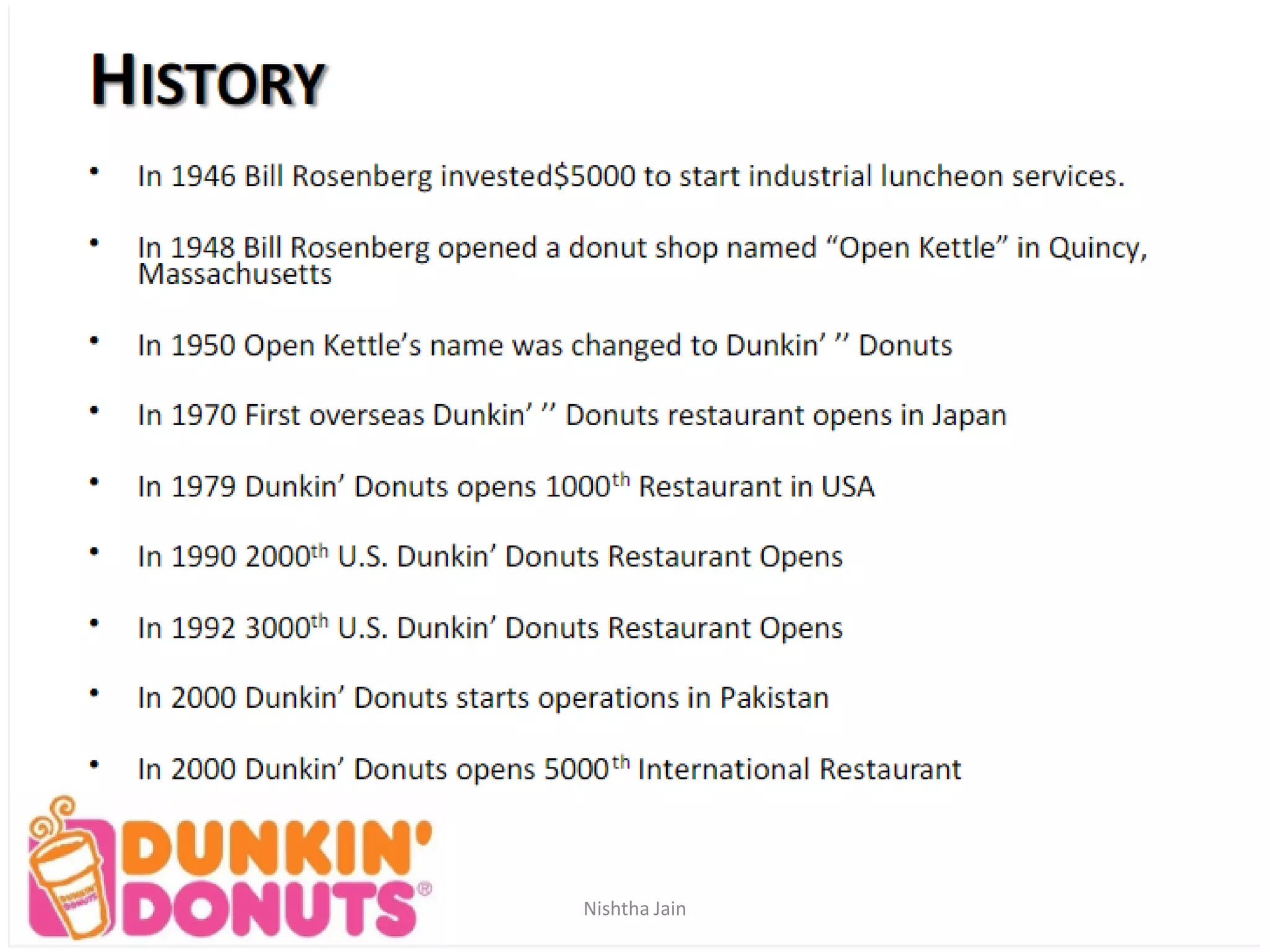 Dunkin donuts | PDF