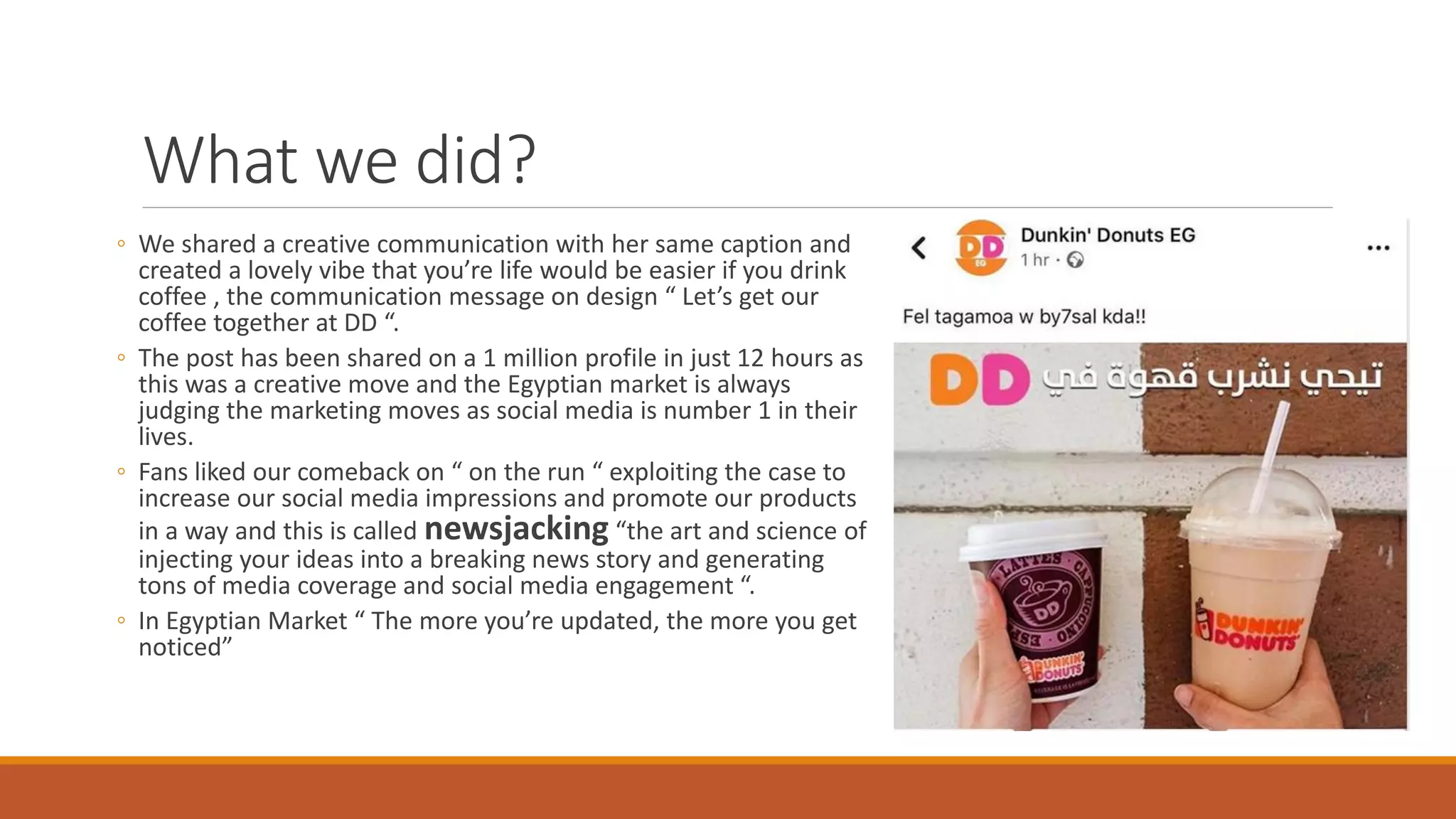 Dunkin donuts egypt news jack post study | PDF