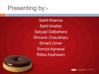 Dunkin donuts ppt | PPTX