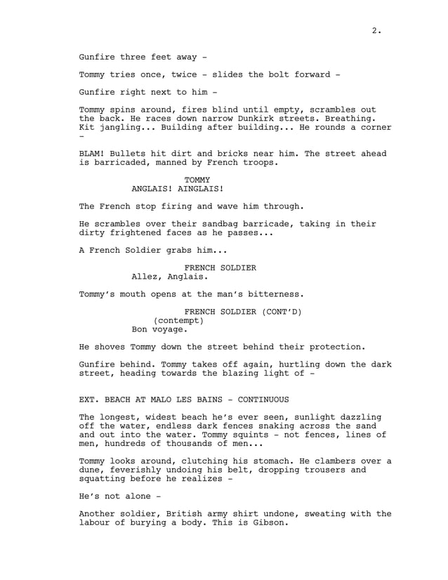 Dunkirk movie script 2017 | PDF
