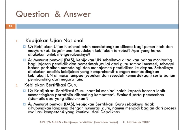 Policy Analysis: Evaluating Policy Performance | PDF