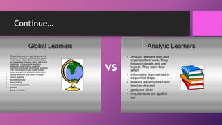 Dunn and dunn learning style model | PPTX