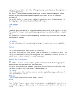 Dunning document | DOCX | Business | Business and Finance