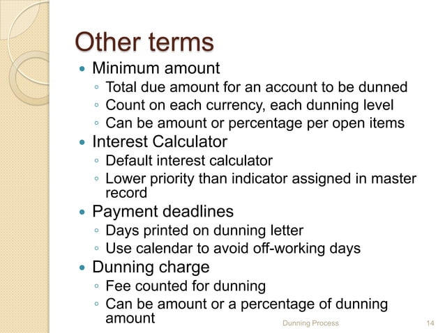 Dunning process | PPTX