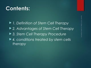 Stem cell therapy | PPT