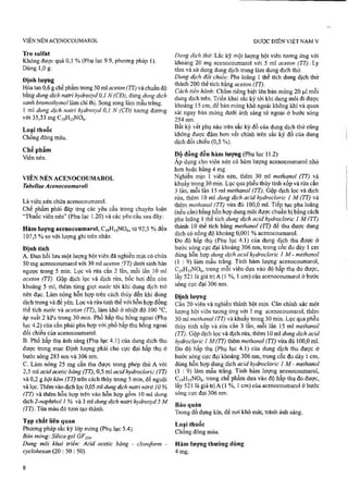 Dược điển Việt Nam xuất bản lần thứ 5-tap-1 | PDF