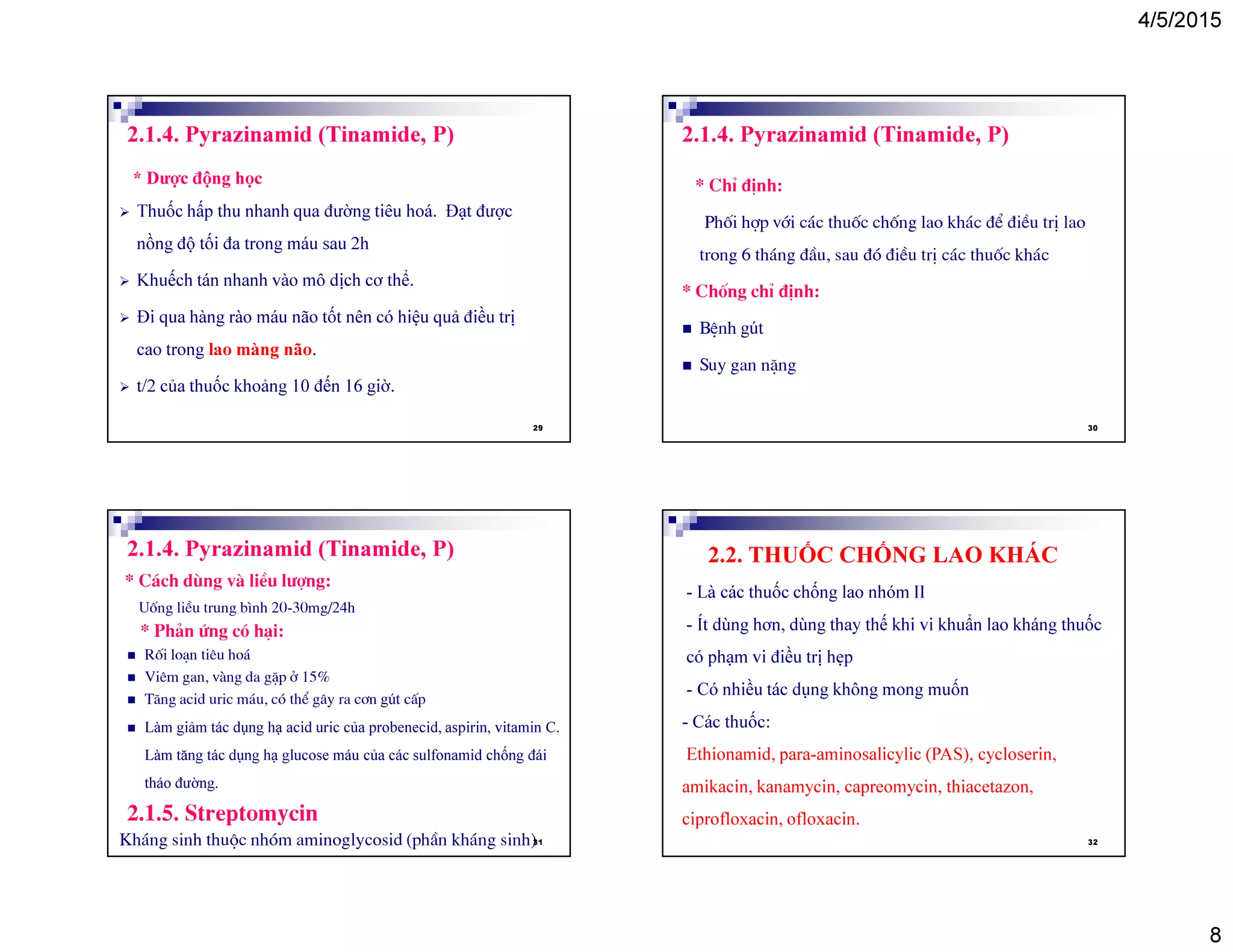 [Duoc ly] thuoc chong lao thuoc dieu tri phong - ts tung | PDF
