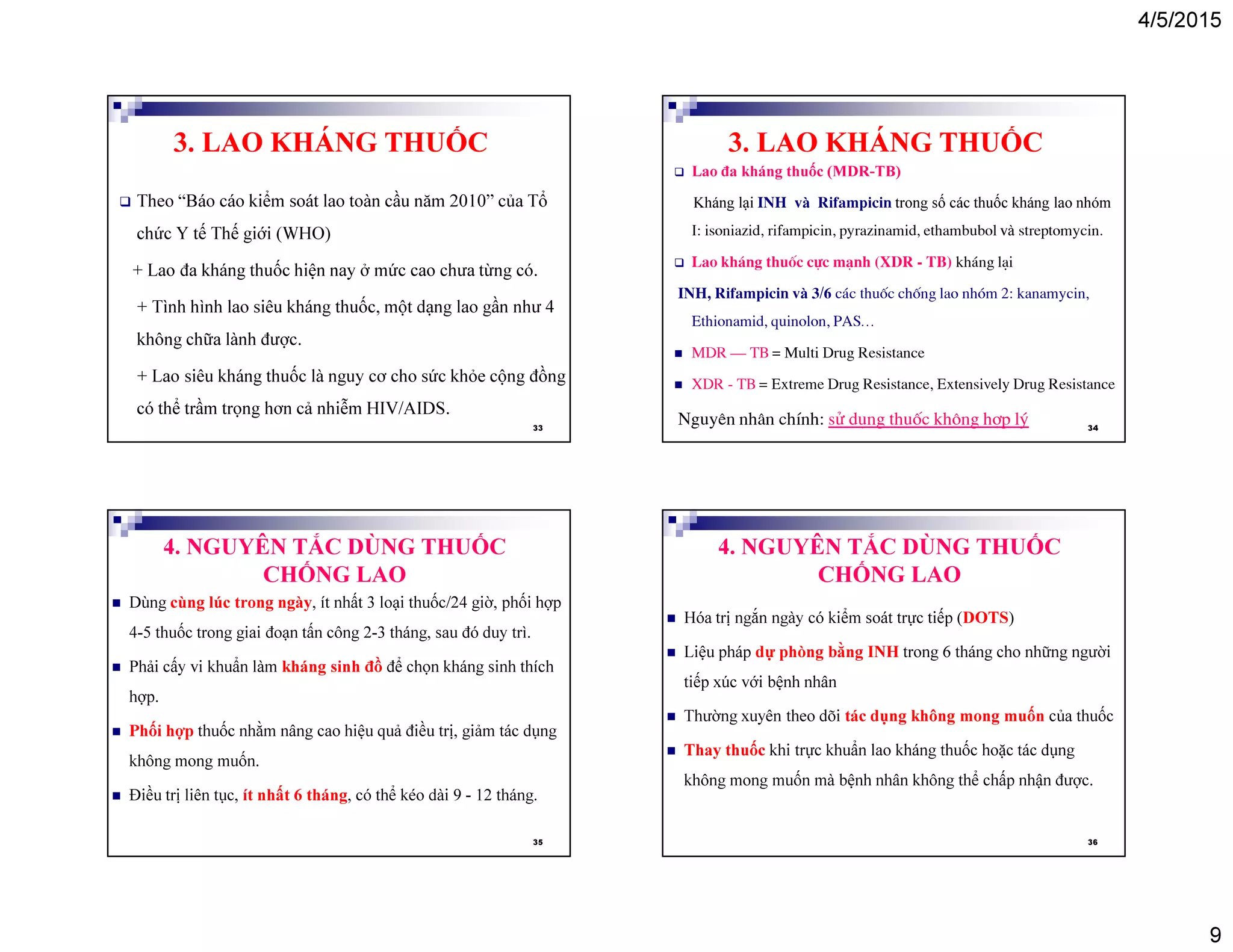 [Duoc ly] thuoc chong lao thuoc dieu tri phong - ts tung | PDF