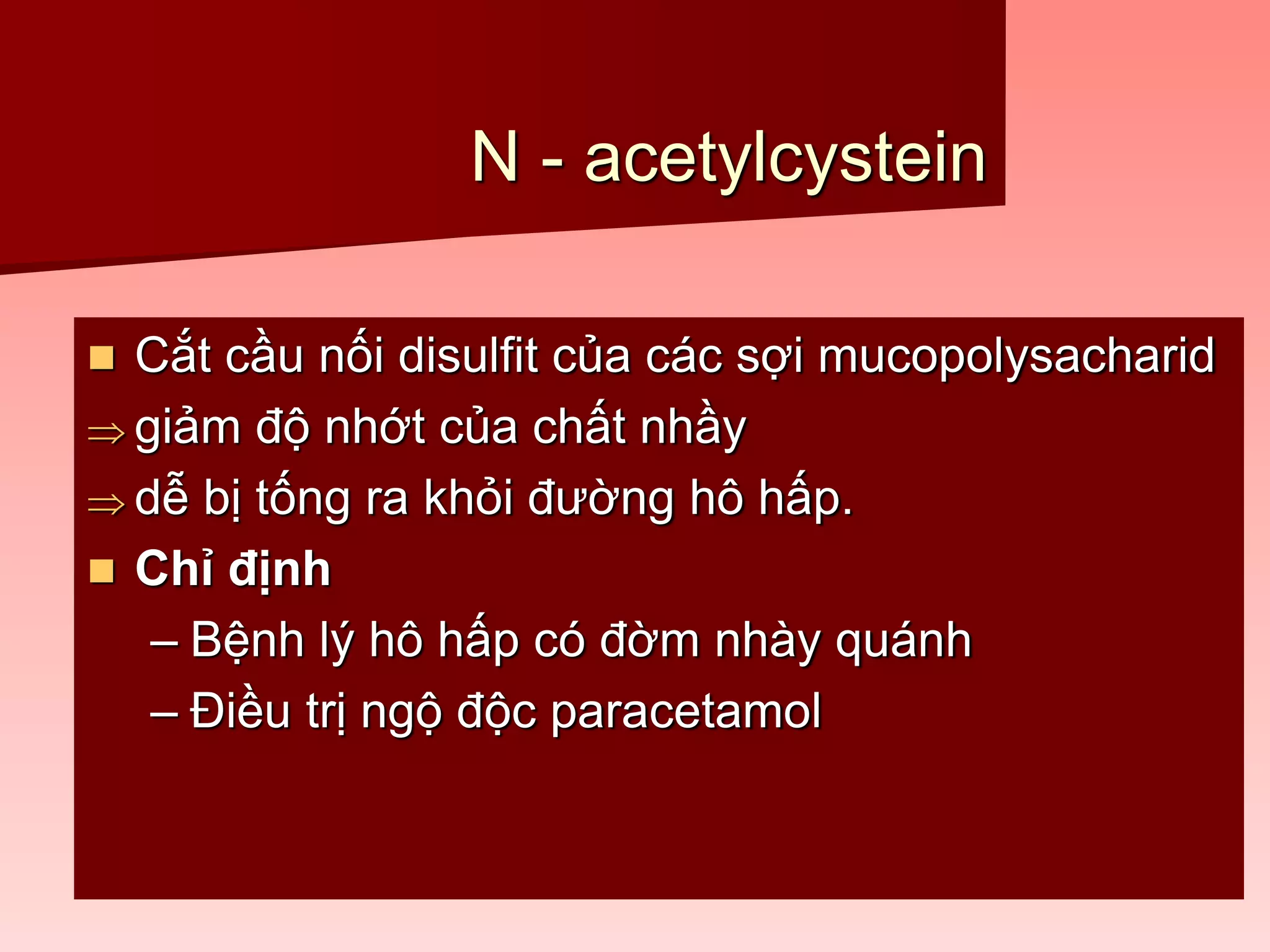 [Duoc ly] thuoc chua thieu mau thuoc dieu tri rlhh - th s duong | PPT