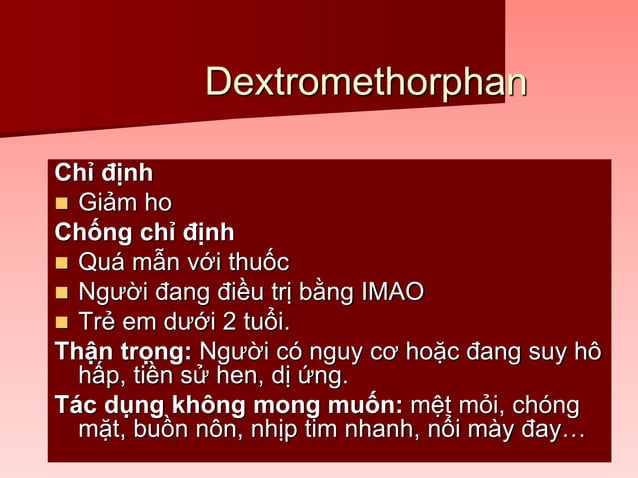 [Duoc ly] thuoc chua thieu mau thuoc dieu tri rlhh - th s duong | PPT