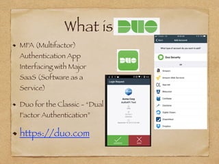 Duo MFA integration with CoinJar Bitcoin Wallet | PPT