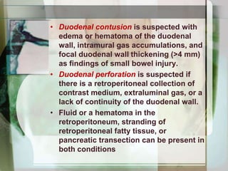 Duodenal injuries | PPTX