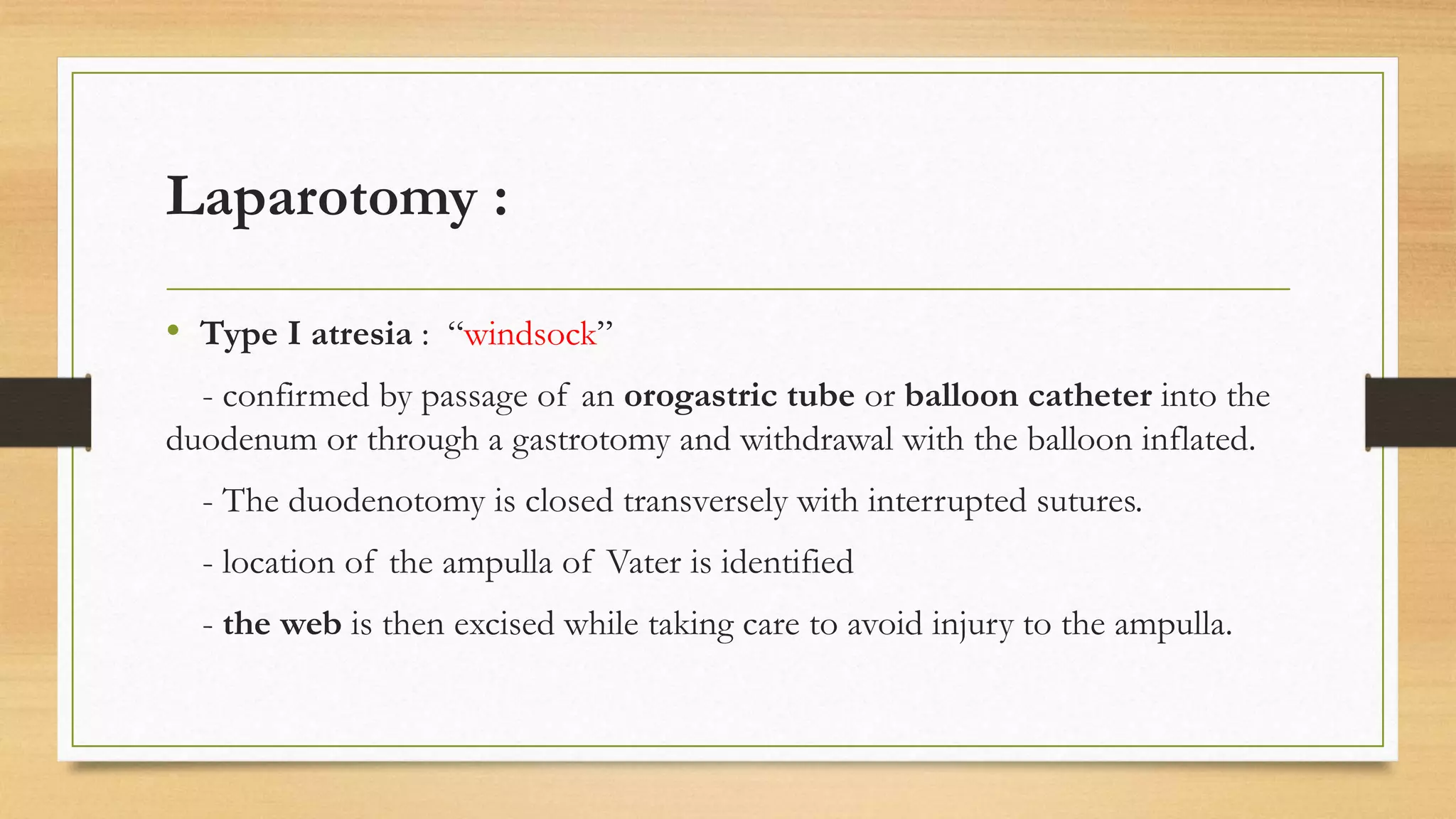 Duodenal obstruction | PPTX