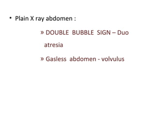 Duodenal obstruction (neonates) | PPT